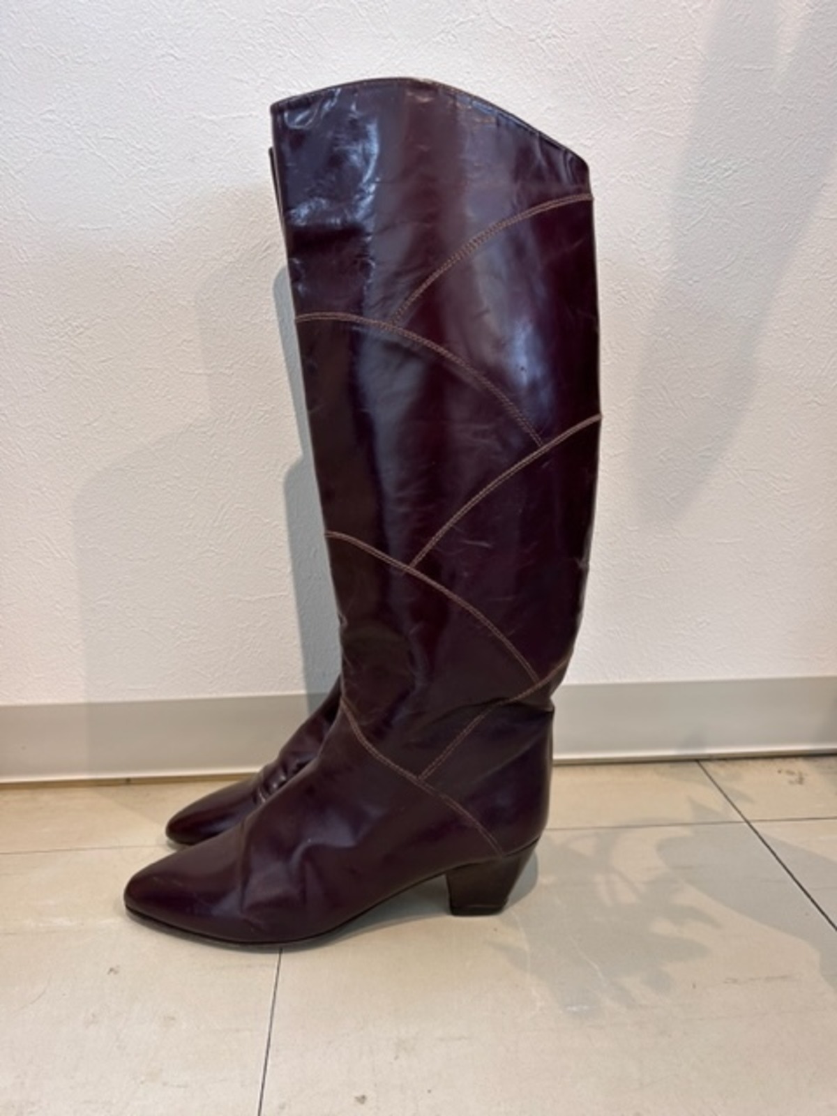 vintage patchwork boots 7 | mean