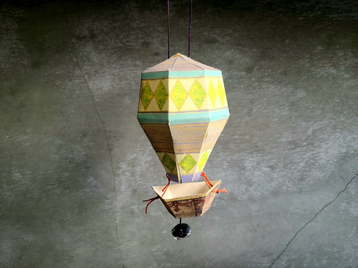 【kuralica】Paper Automata | 気球 Balloon [B-3] | Tsubu