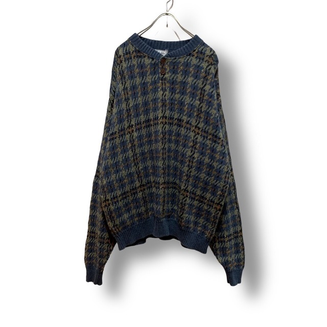 80’s-90’s “De Silva” Pattern Cotton Knit 「Made in USA」 | RENGA CLOTHING ...