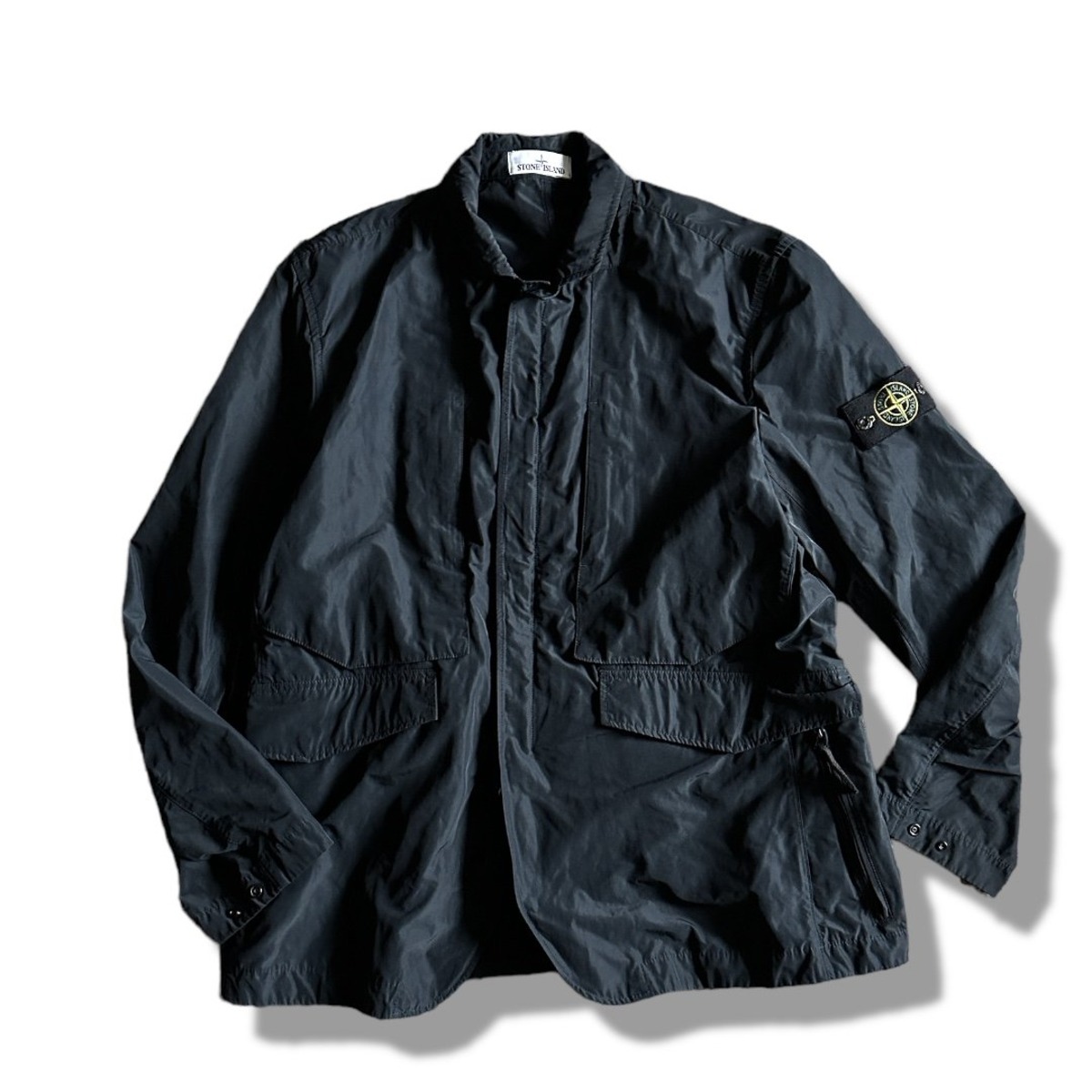 MICRO REPS Front Zip Nylon Blazer by STONE ISLAND | Instant Bootleg Store