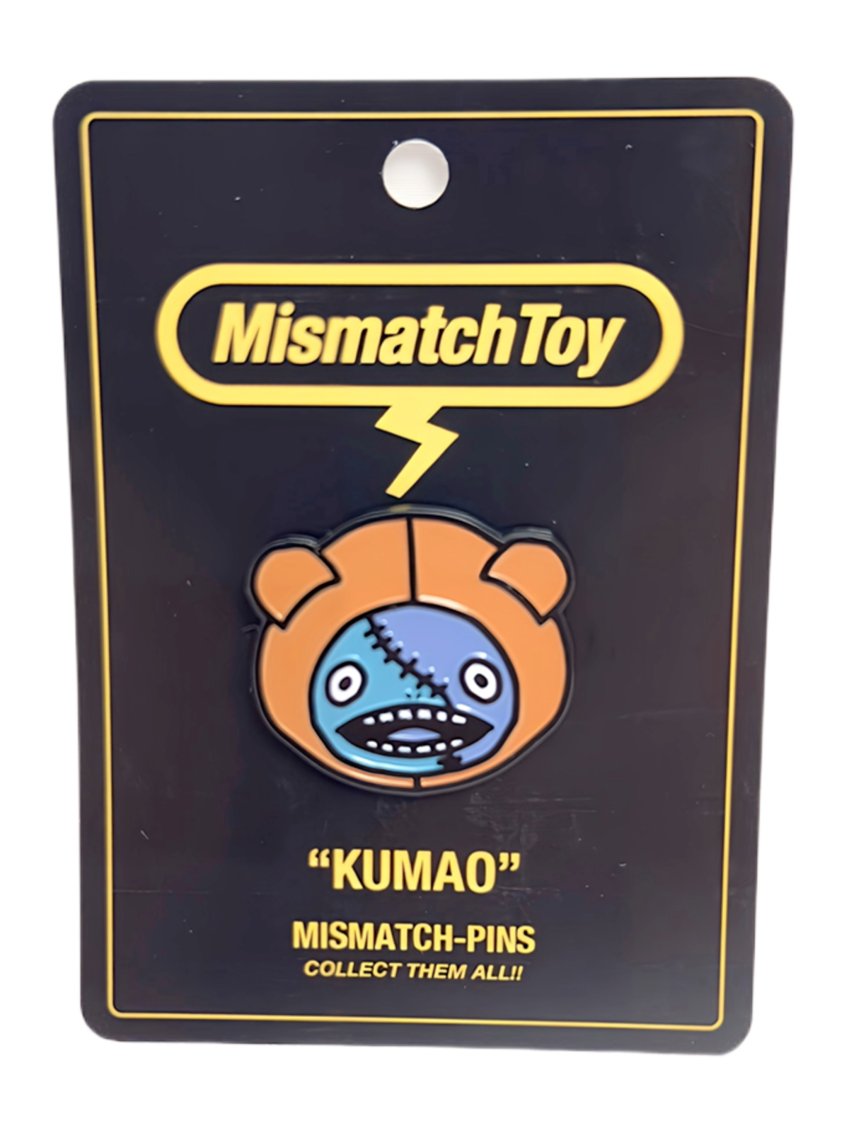 kumaoエナメルピンバッチ | mismatchtoy/ミスマッチトイ