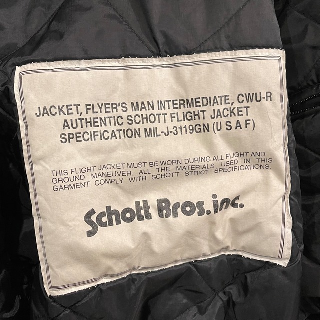 90s Schott CWU-R Flight Jacket | VOSTOK