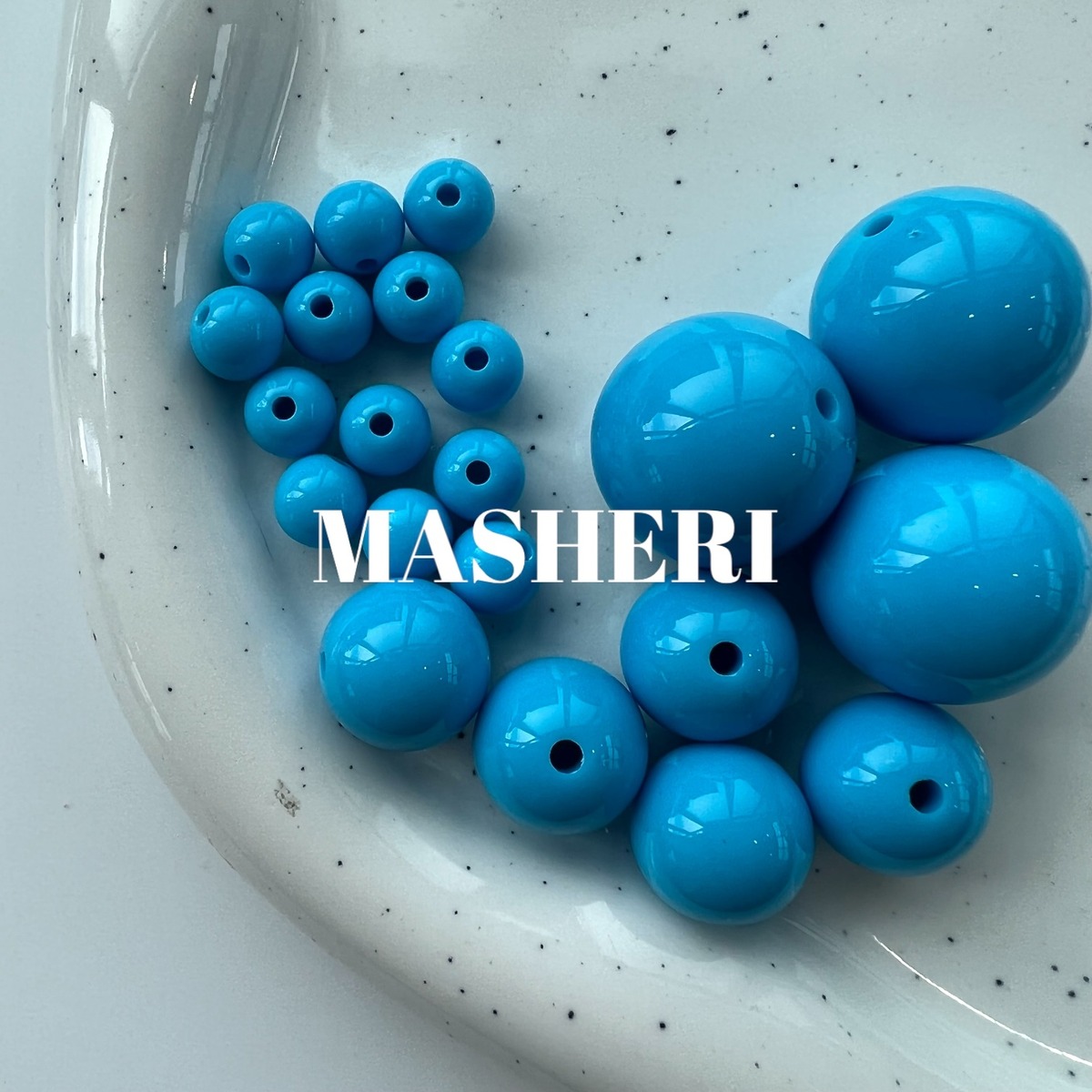 8-20mm ライトブルーアクリル玉 E061 A124 E058 | MASHERI KYOTO