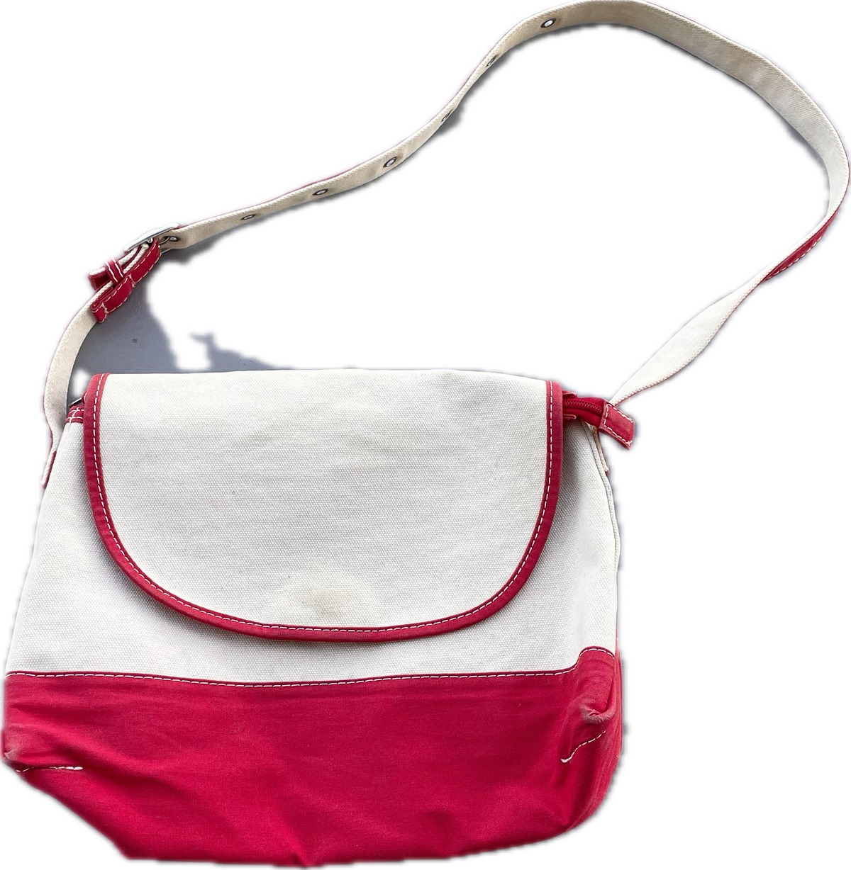 L.L.Bean Canvas Shoulder Bag 00s | Blue Ribbon -used&vintage-