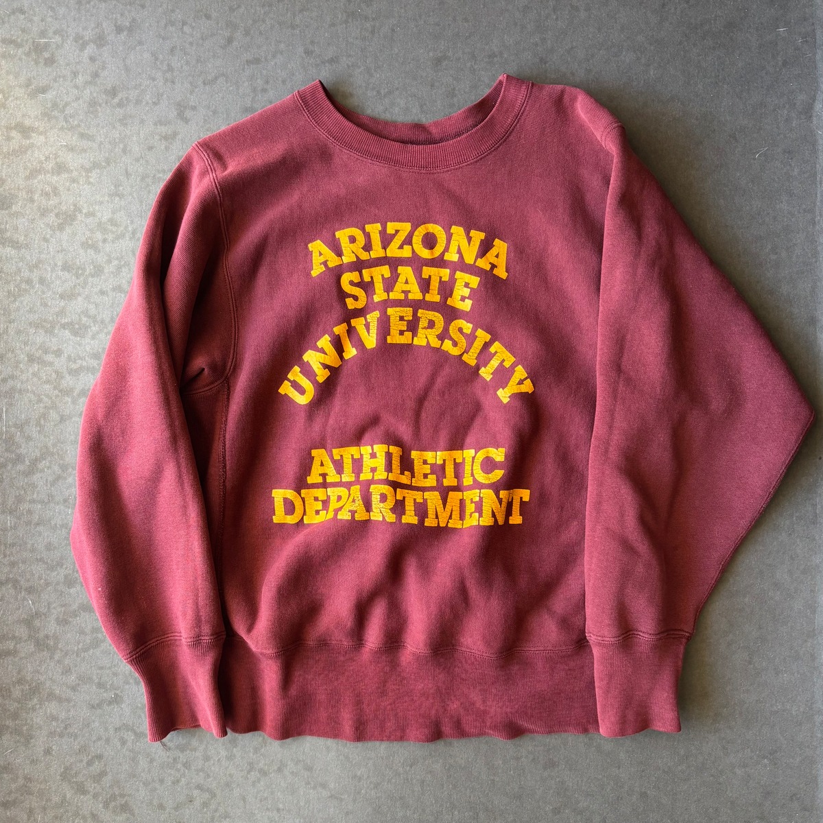 80s Champion Reverse Weave "Arizona State University Athletic ...