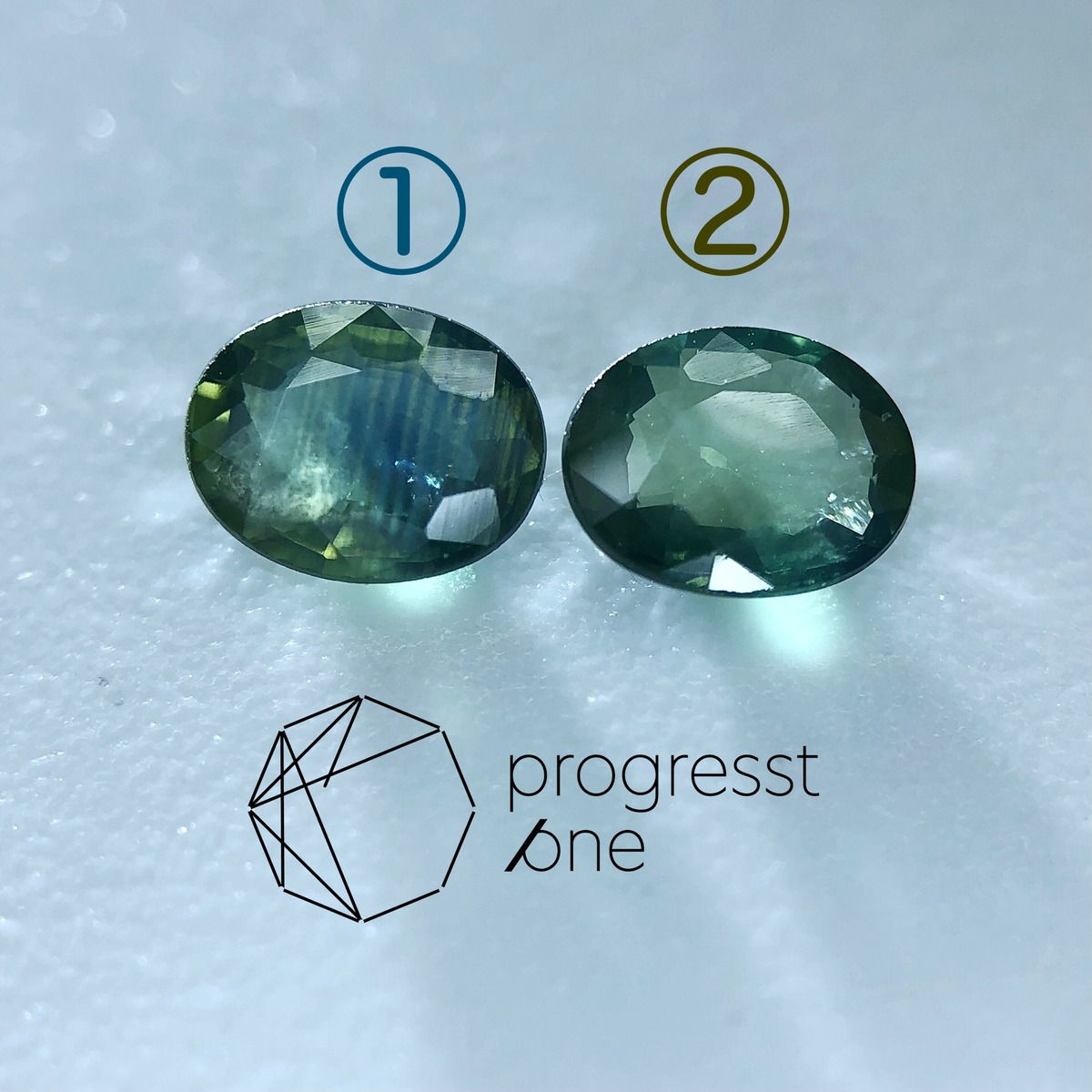モンタナサファイア0.27＆0.30ct | progresstone