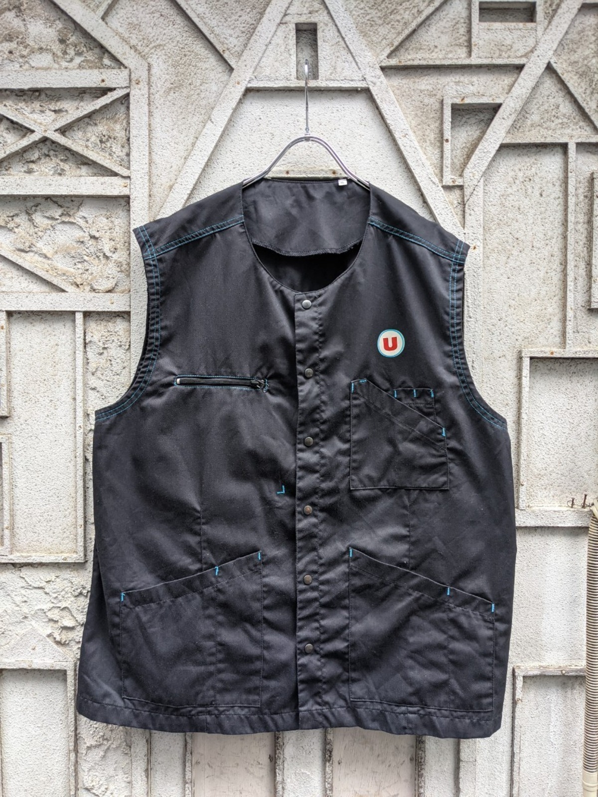 "GIMMICK DESIGN VEST" vintage | 深緑オンライン