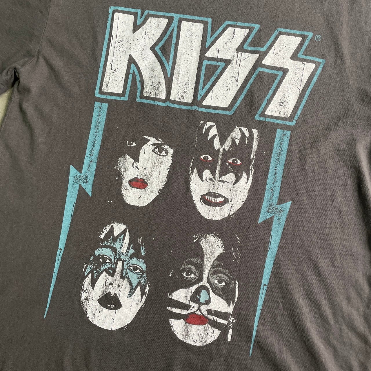 KISS キッス バンドTシャツ メンズM 古着 00s 2020 レディース バンT チャコールグレー 【Tシャツ】 | cave 古着屋【公式】古着通販サイト