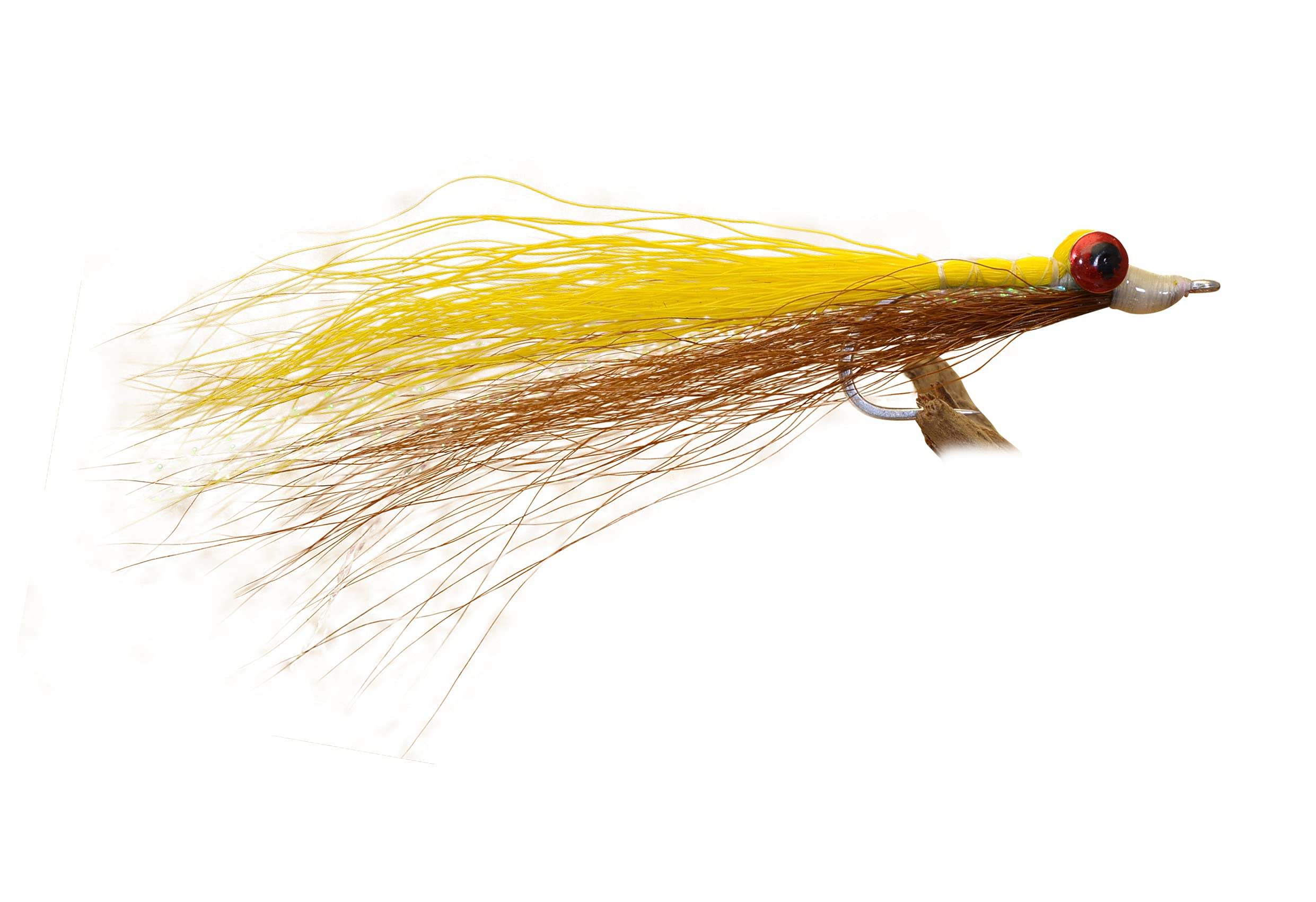 Clouser Minnow Fishing Flies -Yellow＆Brown -Mustad Signature Duratin ...