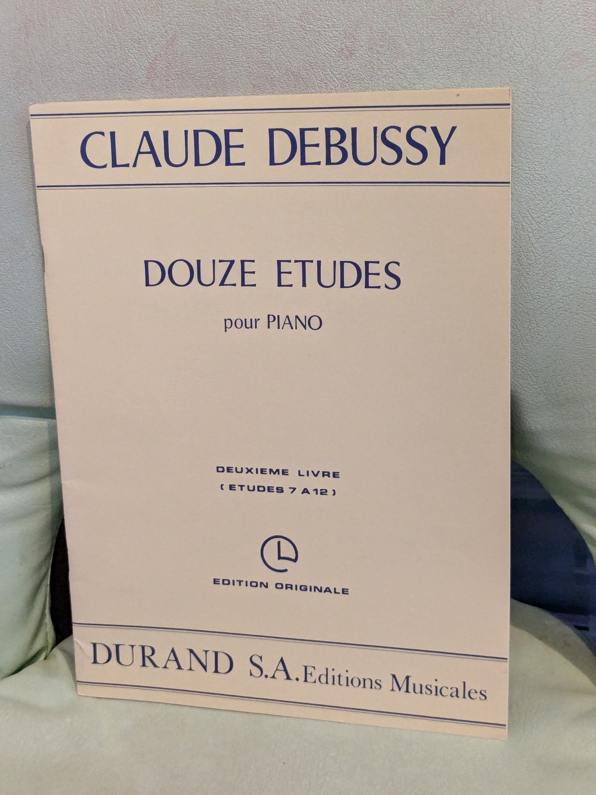 DOUZE ETUDES pour PIANO DEUXIEME LIVRE【著者：CLAUDE DEBUSSY 】出版社：DURAND S ...