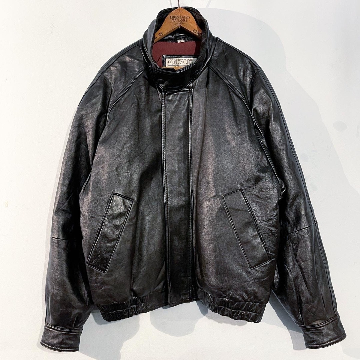 1990's COLLEZIONE CONCEPTS leather jacket | gilet antiques / gilet flagship
