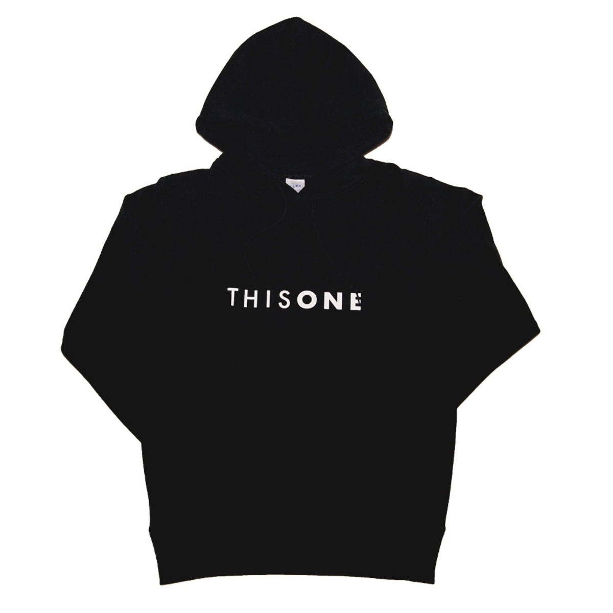 THISONE BASIC LOGO HOODIE (BLACK) | THISONE