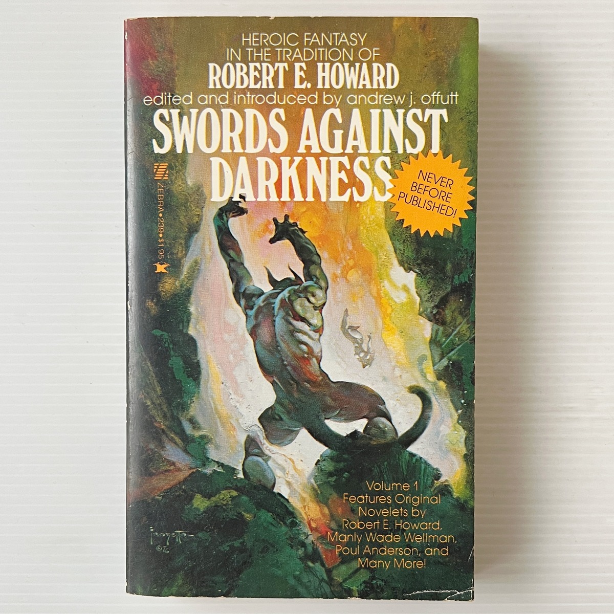Swords Against Darkness Vol.1 Andrew J. Offutt (ed.) Kensington ...