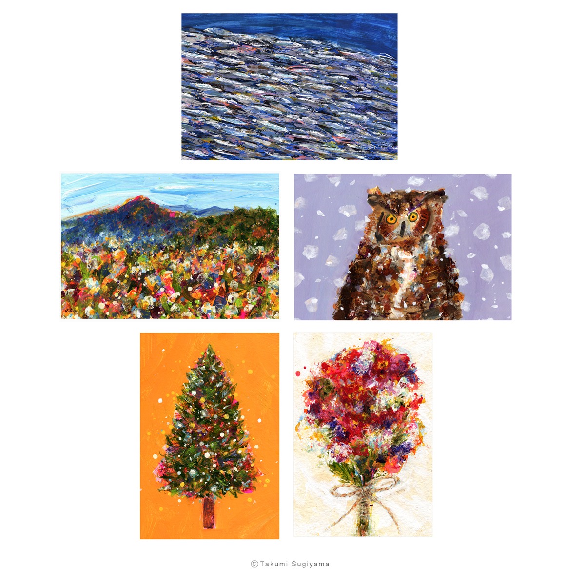 杉山巧 ポストカード5枚セット | Takumi Sugiyama web store