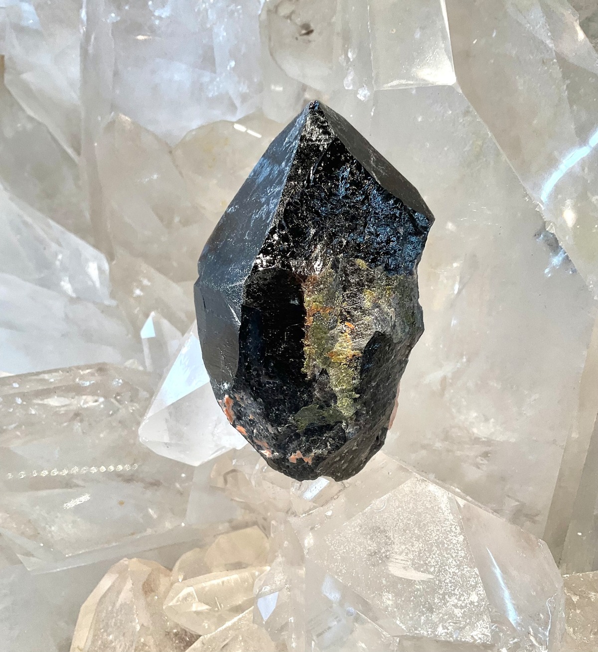 最強の邪気払い！モリオン・ポイント原石 クローライト付き 032 | AMERI 自由が丘店 天然石・パワーストーン・ペンデュラム