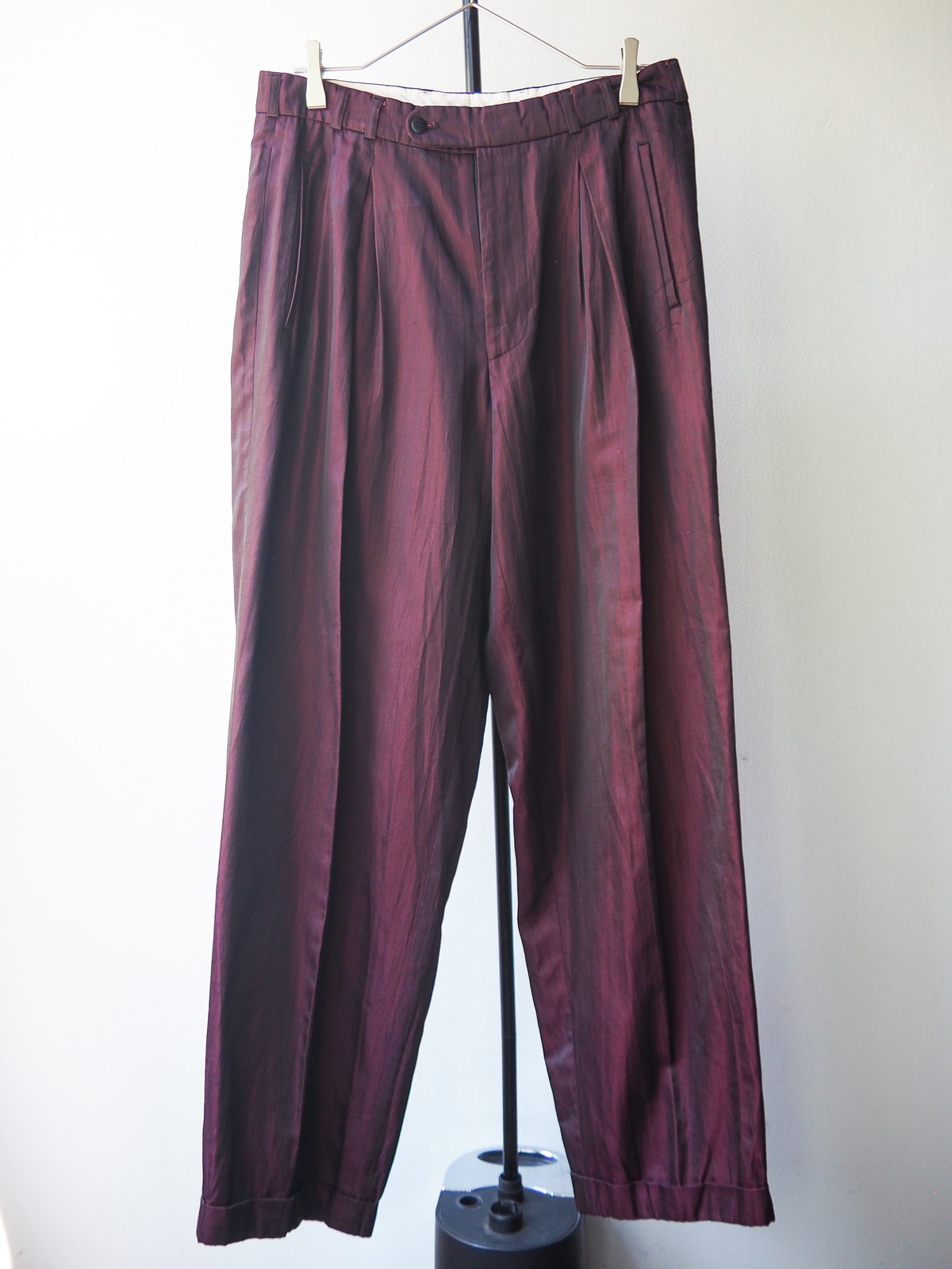 1980s Germany Cotton Polyester 2tuck Slacks | 'bout