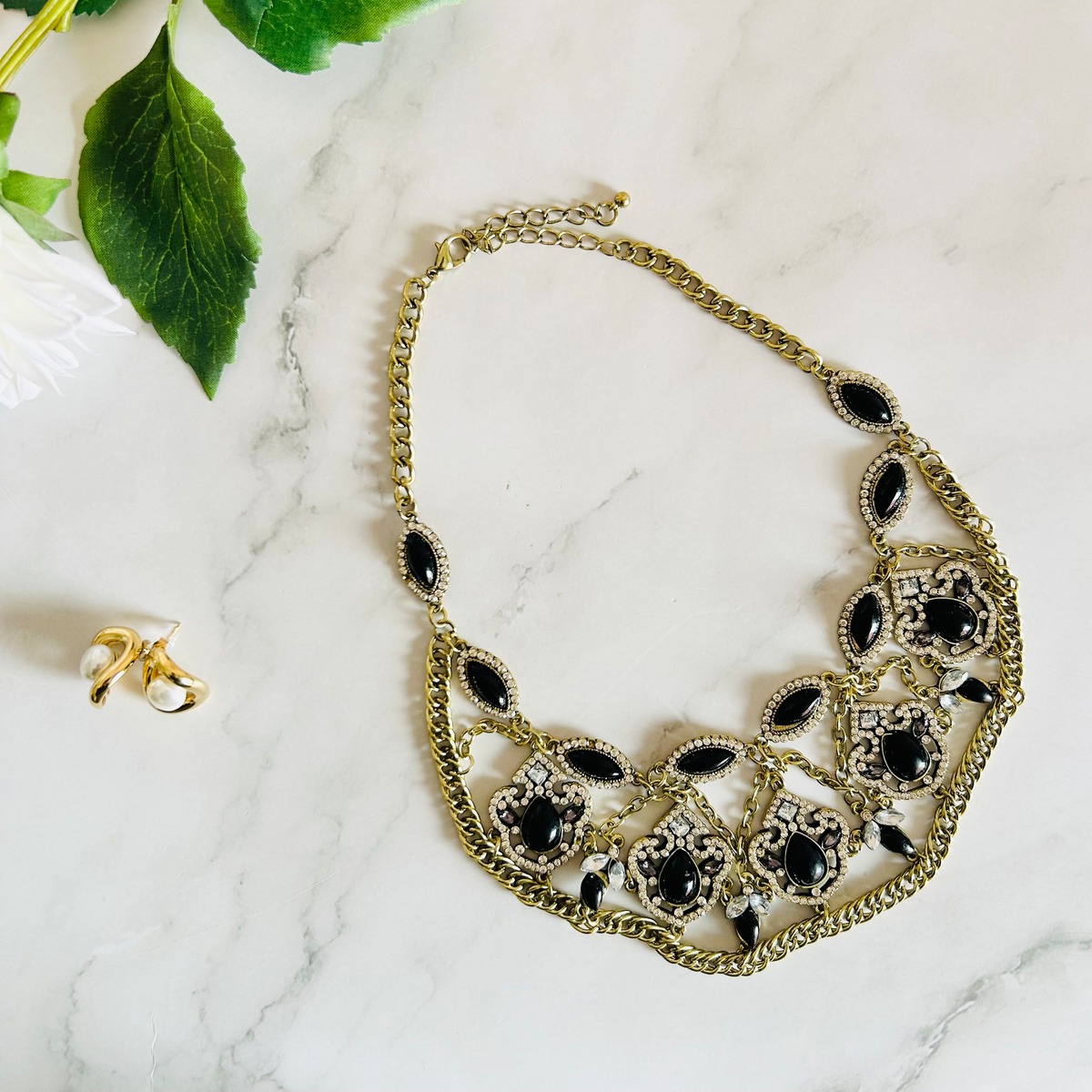 【722】ノアールエクラネックレス | BELLA GENTE