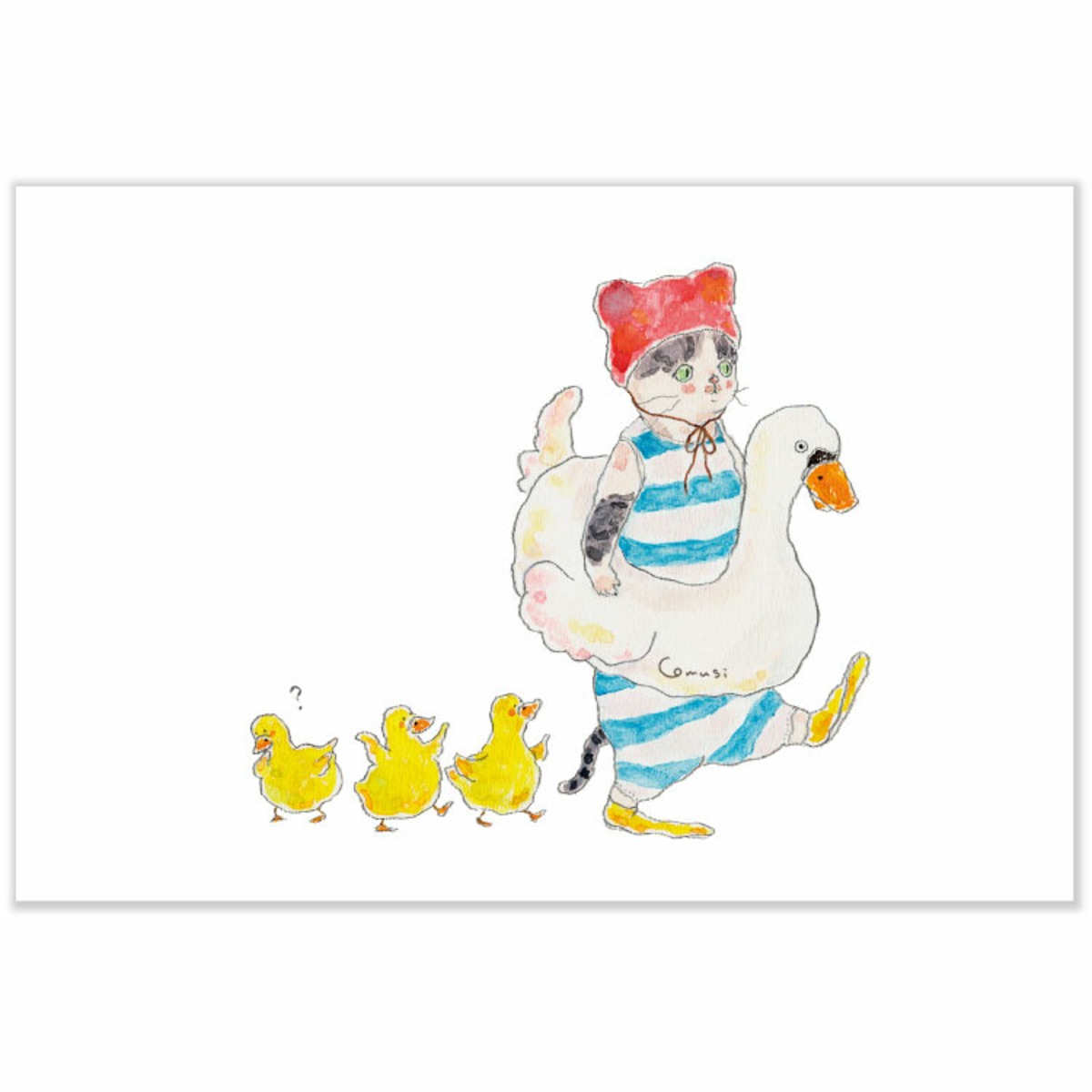 夏・夏柄トコロコムギポストカード PG-258s | tumugicafe