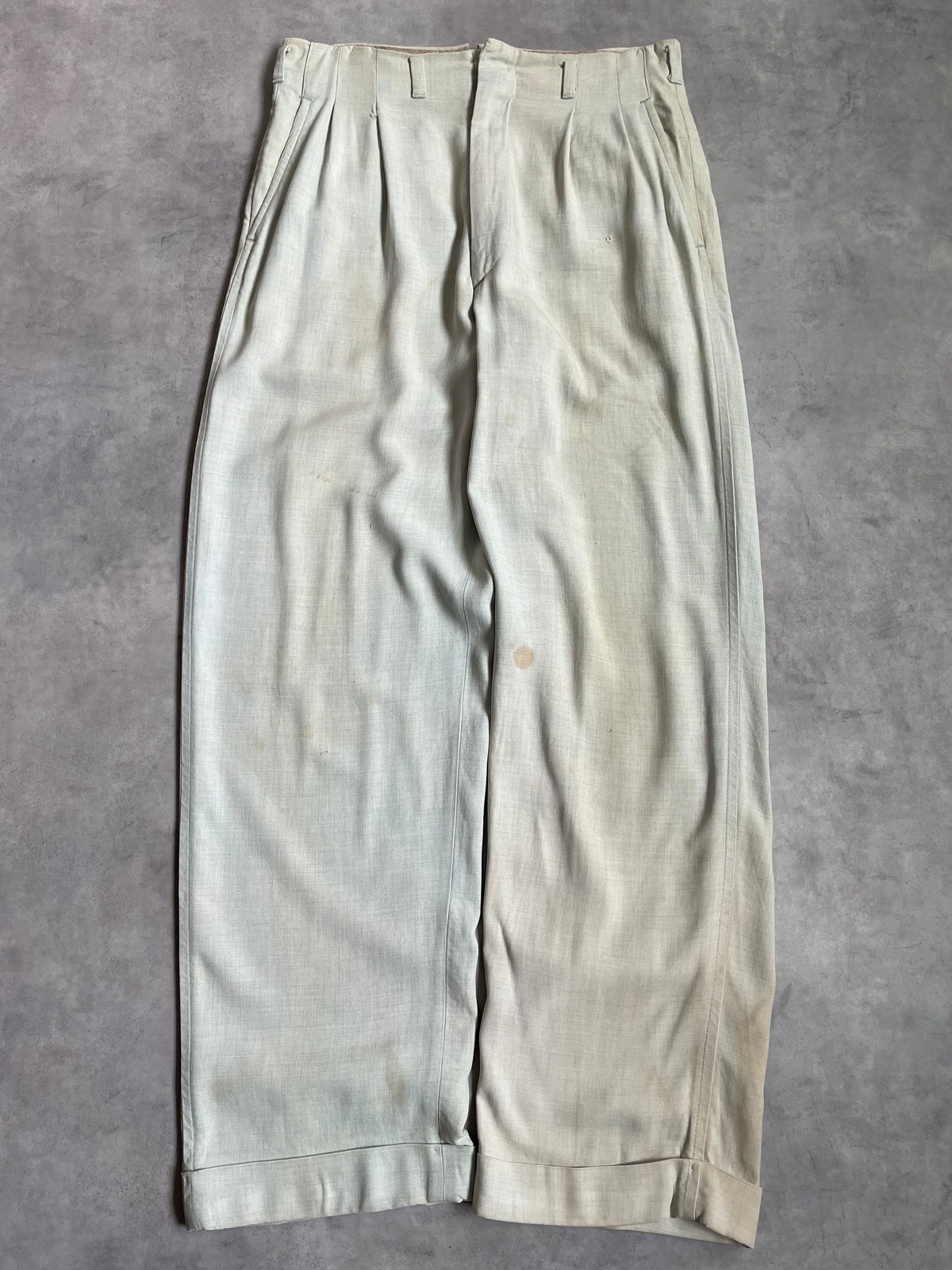 1950s rayon gabardine slacks | coopers