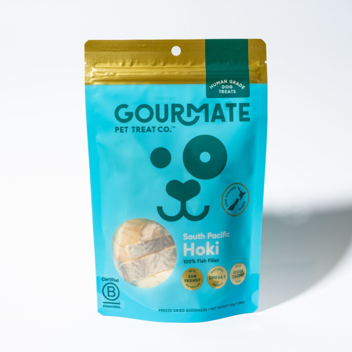 【GOURMATE】フリーズドライトリーツ ホキ(白身魚) 犬猫用 | 犬猫・ペットのお店｜HappyMaking