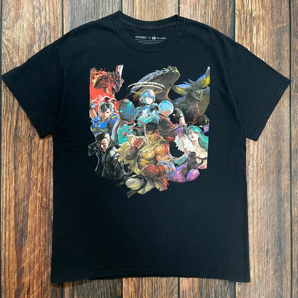 公式ボディタグ CAPCOM×GungHo TEPPEN. ゲームTシャツ | 古着屋DIGDIG