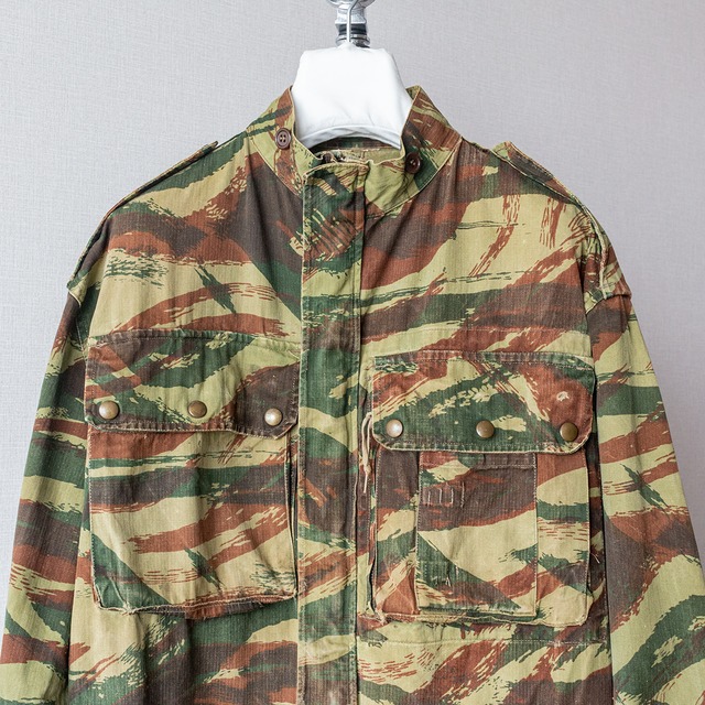 “TAP47/56” French Army Lizard Camouflage Paratrooper Jacket | idéee