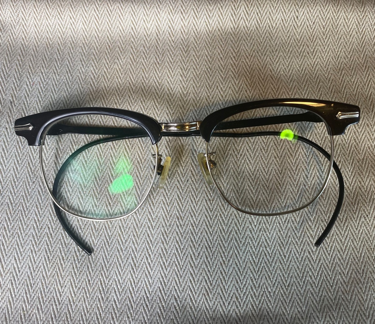 1980's "Shuron" ronsir 50/50 Black×Silver | Sanroku Base Studio