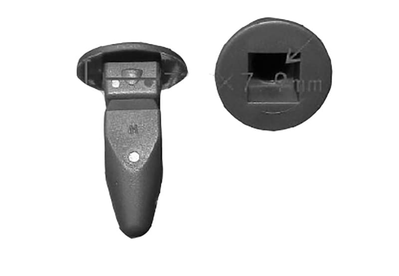 Autobahn88 プレートクリップ、ロックナット、フォルクスワーゲン (OEM: 357868143) と互換性あり (20 個パック ...