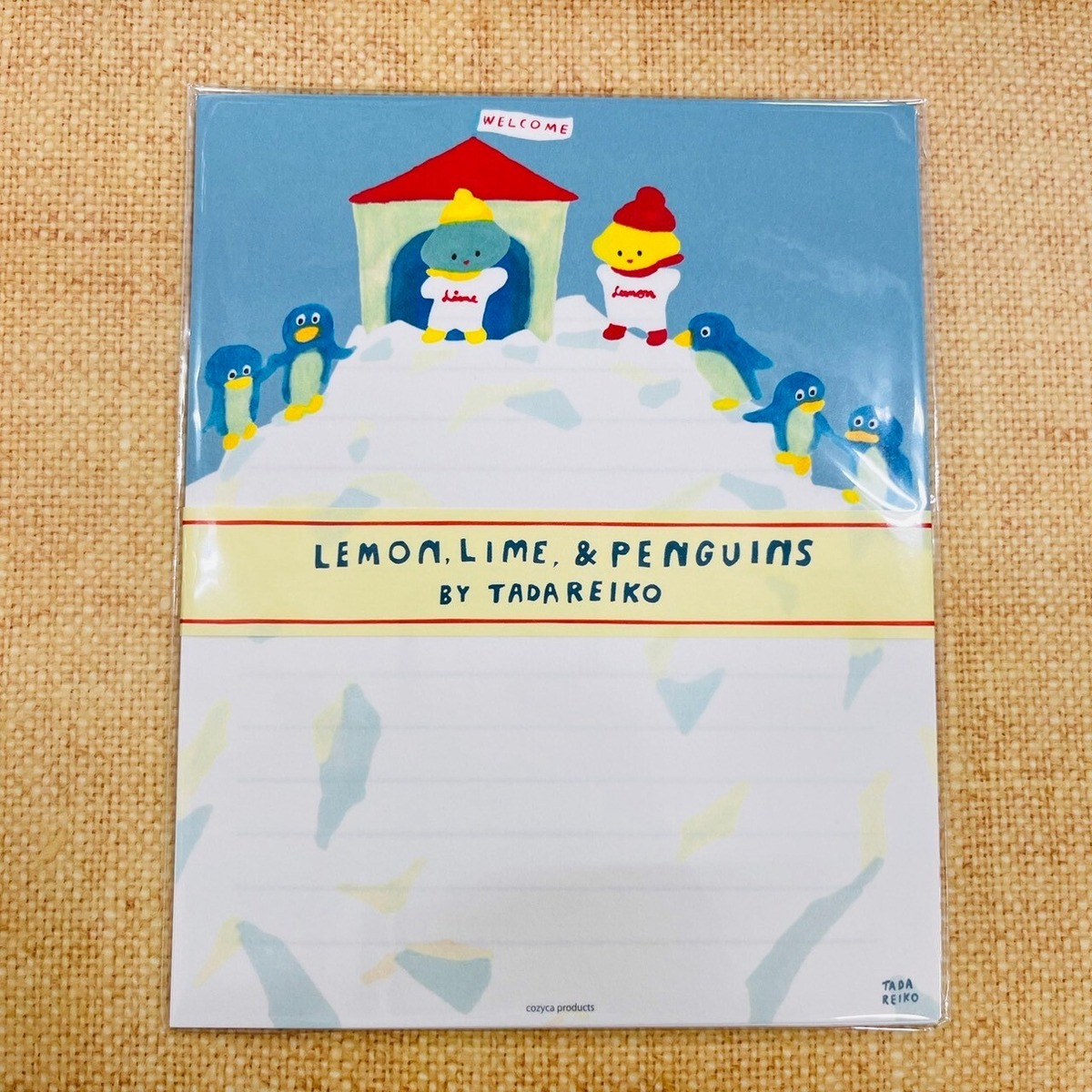 多田玲子 LEMON, LIME, & PENGUINS レターセット | てんくーどう