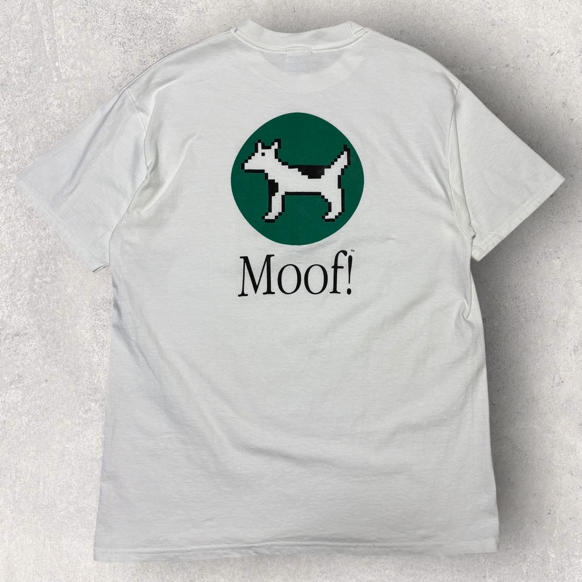 Hanes Apple アップル Moof! dogcow Tシャツ 白 L | used clothing chant