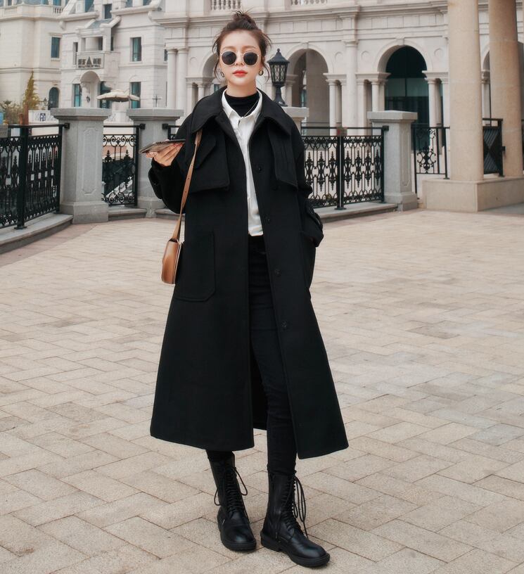 アウター レディース コート ウール ウールコート コットン ミディアム