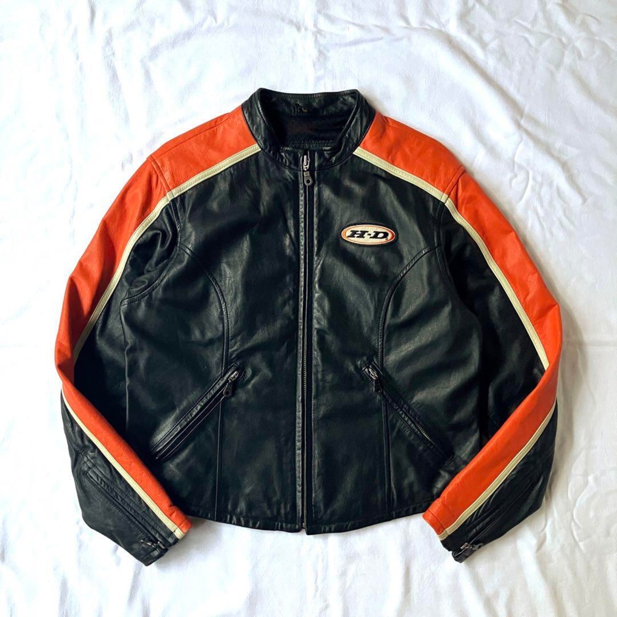 00s VINTAGE ハーレーダビッドソン ライダースジャケット 本革 レザー | unune