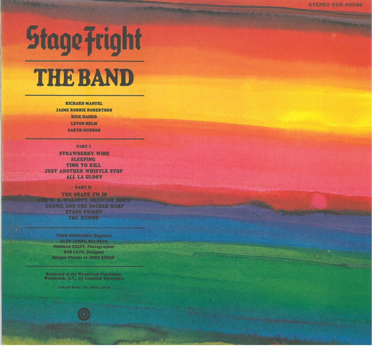 THE BAND / STAGE FRIGHT(LP) 日本盤 | 弦曲堂 Americana music ・ Vinyl Record・CD ...