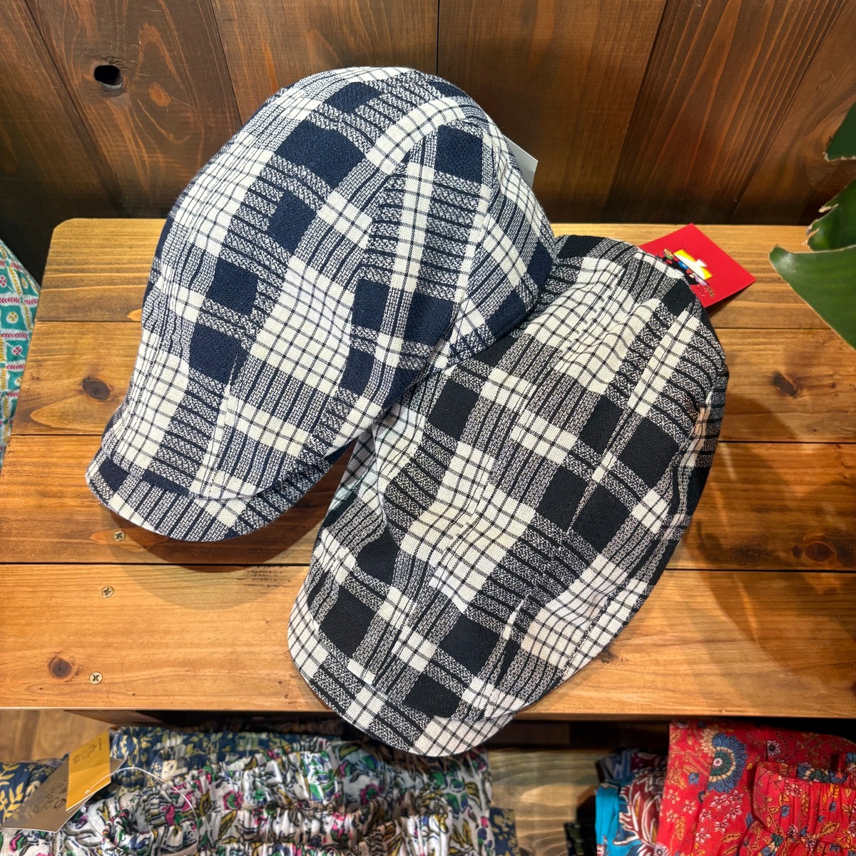 チェック柄ハンチング | fareno