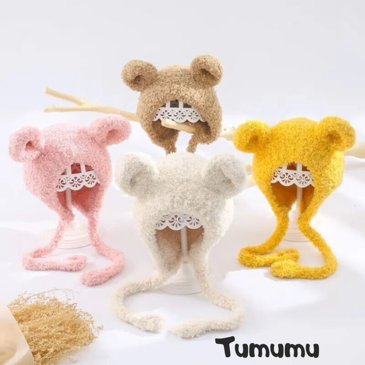 くま耳ボンネット | Tumumu
