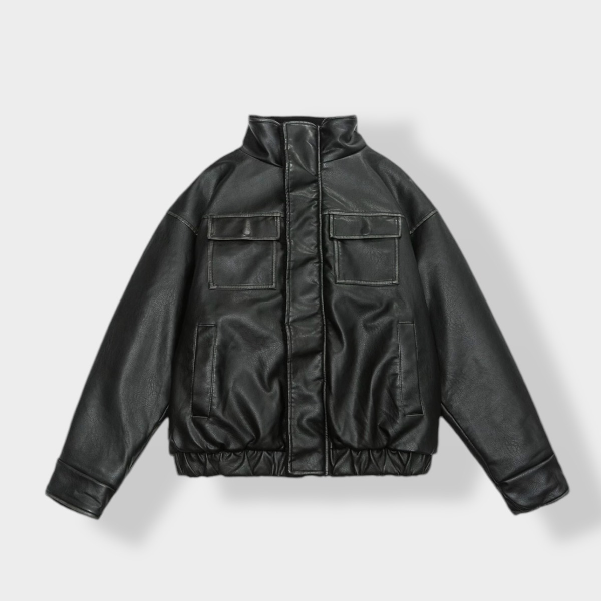 合皮ボアブルゾン A-462 | SNW.nk