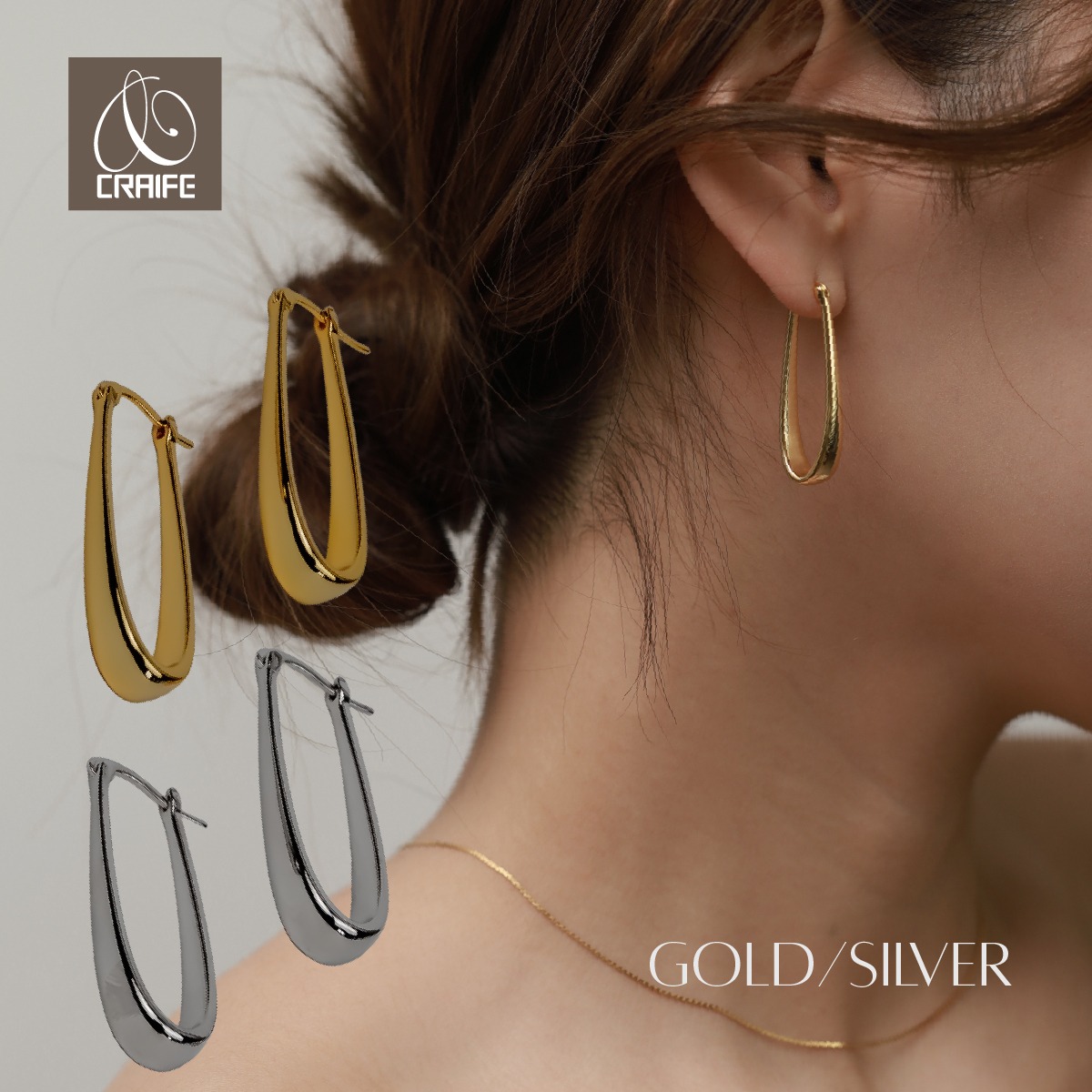 Pierce -Gold/Silver- | CRAIFE / クライフ - 感動のアクセサリー体験を