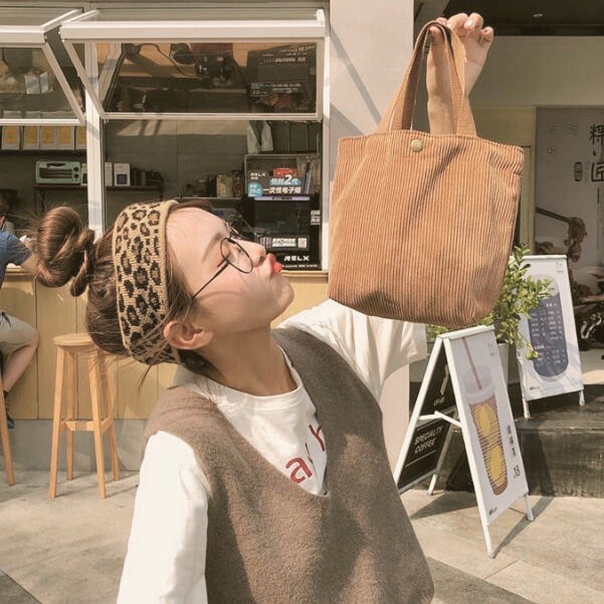 [ bag ]color corduroy | brouun