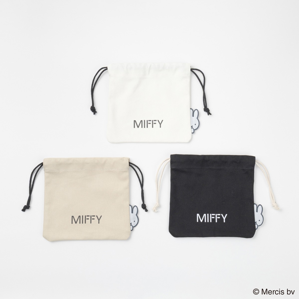 MIFFY BIG NAME巾着 | fab.ONLINE｜キャラクターグッズ ポーチ・バッグ・雑貨