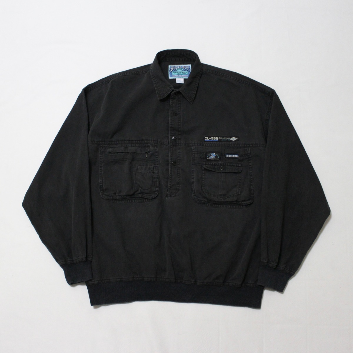 80s BUGLE BOY ギミックポケットデザイン プルオーバーシャツ ビューグルボーイ | BANCA