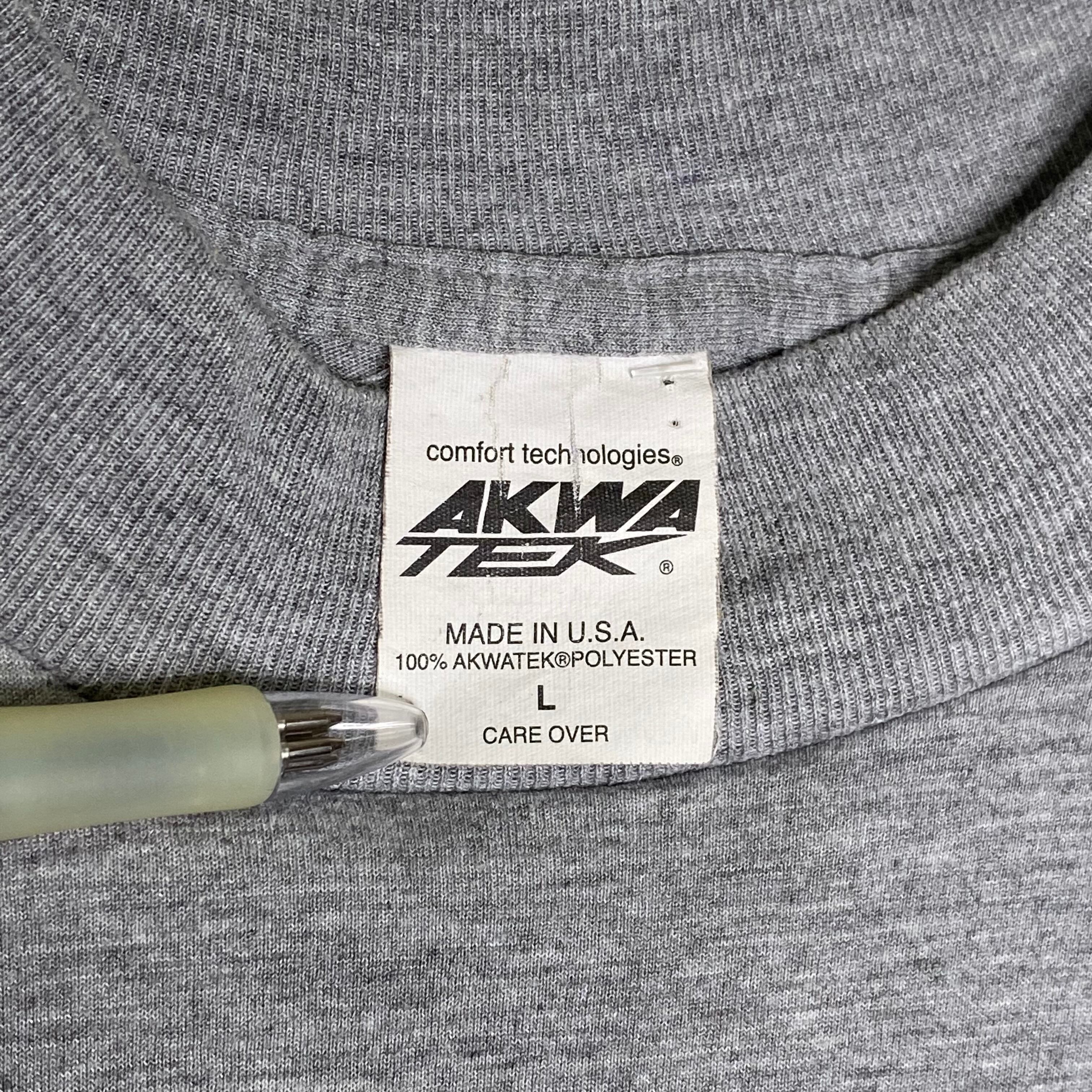 【Made in USA】AKWA TEK 長袖Tシャツ L（XL相当）ロンT 両面プリント | 古着屋OLDGREEN