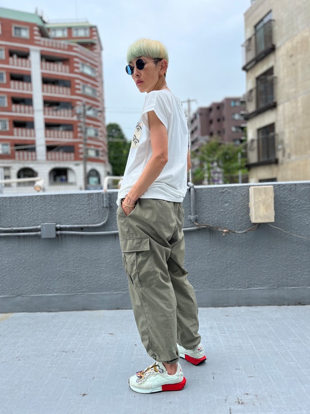 着物ポッケTシャツ 着物パッチワークTシャツ 着物リユース 再利用 | saico