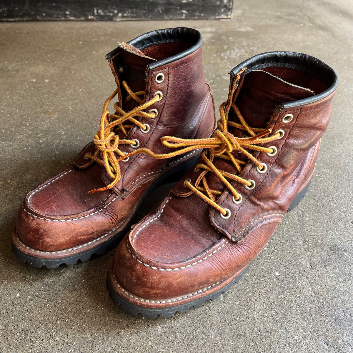 Red wing 8176 Classic Work 6inch Moc-toe brown US 7 1/2 | From the ...