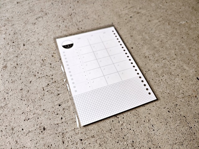 DIG NOTE Monthly Refill Sheets | DIG公式オンラインショップ