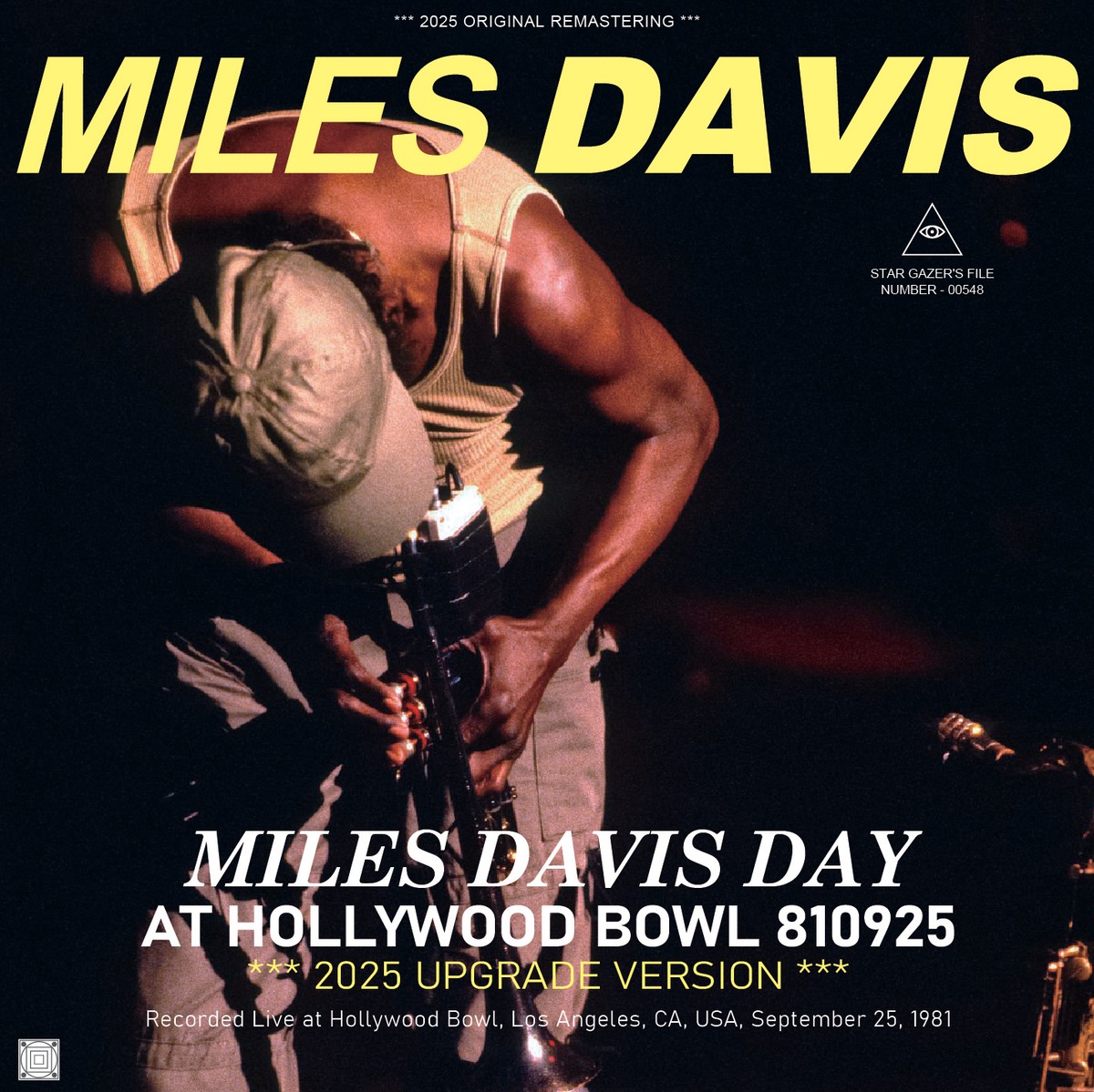 MILES DAVIS / "MILES DAVIS DAY" AT HOLLYWOOD BOWL 810925 / 2025 UPGRADE ...