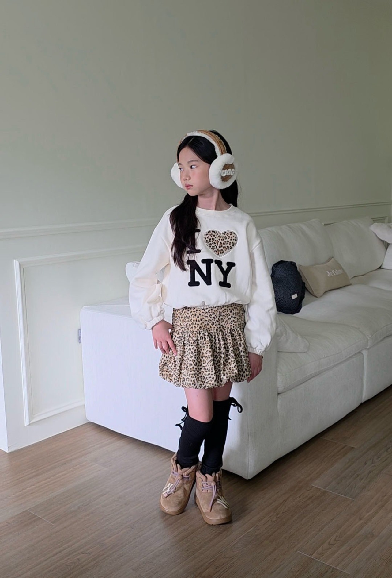 【予約】comma/leopard balloon skirt | moua_selectshop
