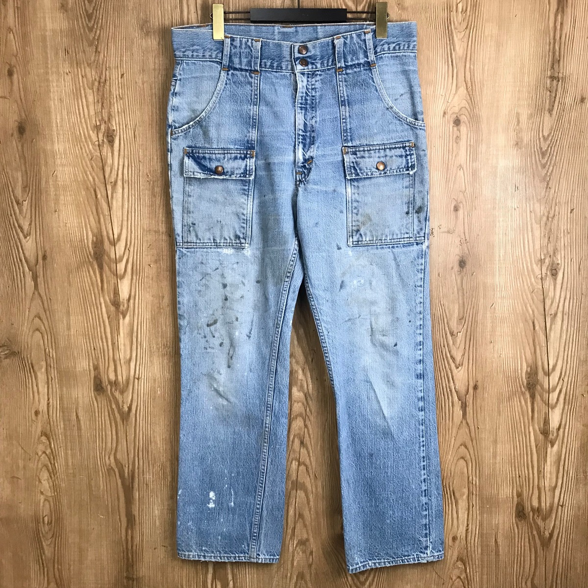 希少なBIG E!! 70s Levi's Bush Pants リーバイス ブッシュパンツ デニム パンツ ジーンズ ジーパン サイズ ...