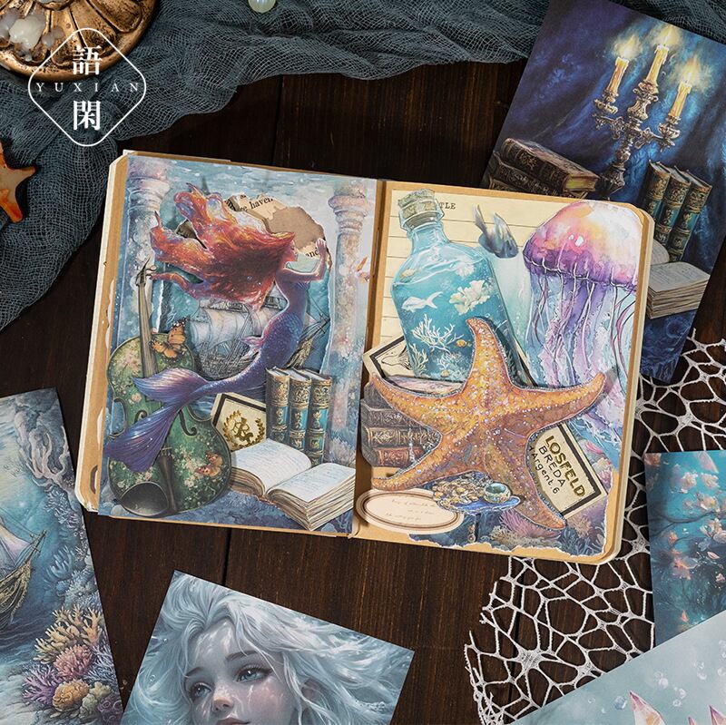 ファンタジー風素材紙セット 20枚入り 穹顶时光（Dome Time）シリーズ[YX-19p] | 海外文具と古本 まよなかヌーク