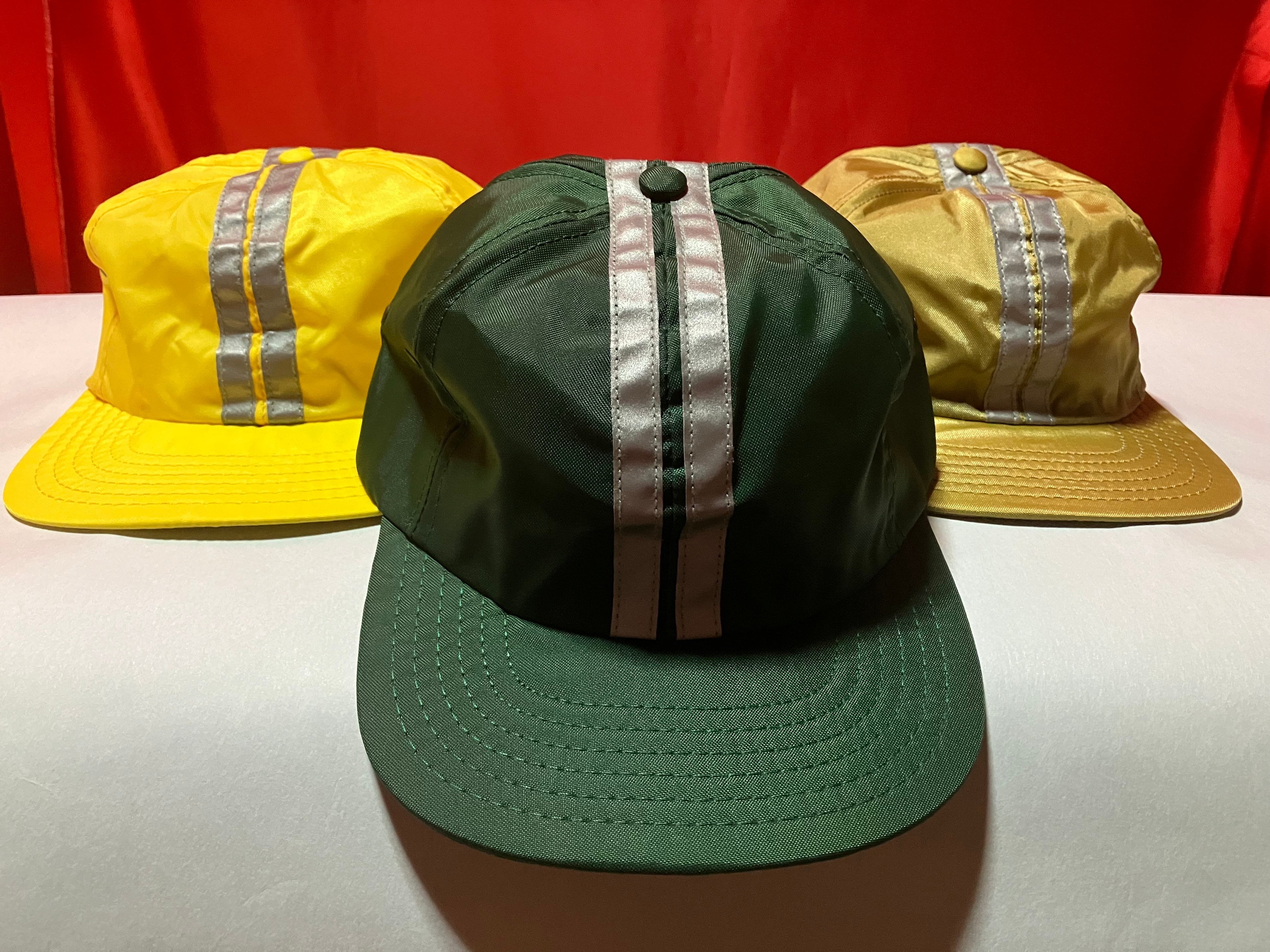 【90s unused】Fulton&Fulton Nylon Baseball Hat w/Reflect Stripe 3colors ...