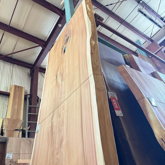 すぎ一枚板【高樹齢】2820×1130×77㎜【オイル塗装 仕上げ済み】 | 木の店さんもく